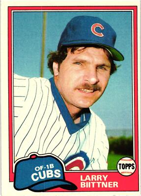 1981 Topps #718 Larry Biittner Chicago Cubs | eBay