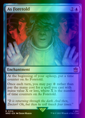MTG Magic the Gathering As Foretold (214/1208) Doctor Who NM FOIL | eBay