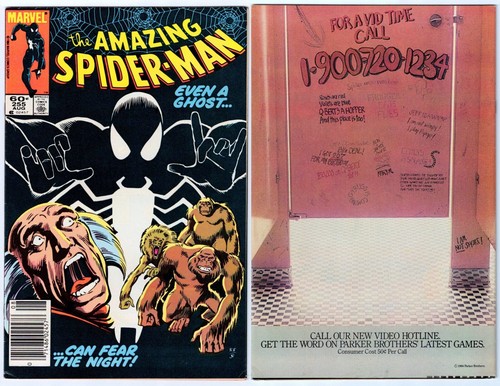 Amazing Spider-Man #255 Marvel 1984 Even a Ghost... Can Fear the Night ...