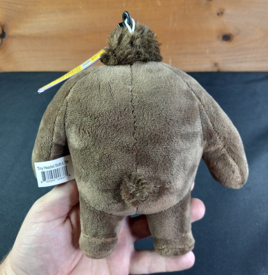 Tiny Headed Kingdom Heep Sloth Plush Bag Backpack Clip Hanger | eBay