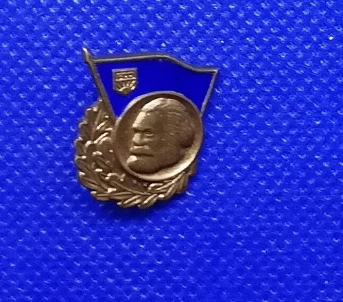 Karl Marx. Rare Metal Pin Badge. DDR | eBay