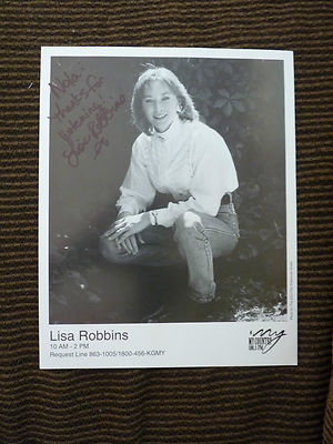 Lisa Robbins Country Music Signed Autograph Promo Photo 8x10 ...