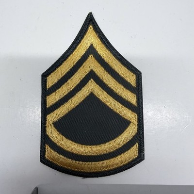 U.S. Military Army Sergeant 1st Class Rank Patch Insigni Chevron Green ...