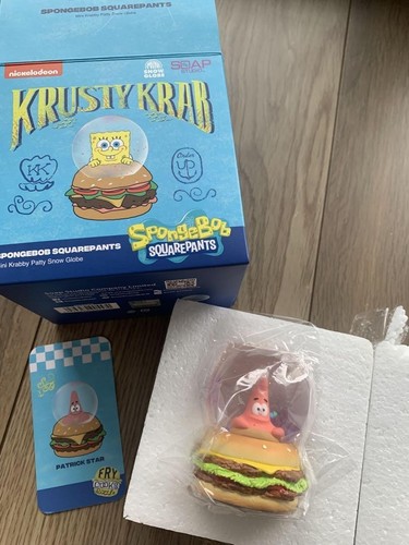 SpongeBob Patrick Snow Globe Figurine Toy, Damaged Box, Home Storage ...