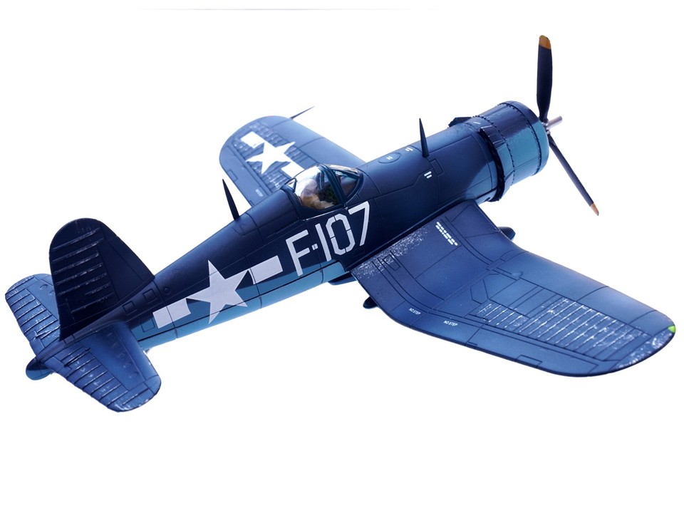 1945 Vought F4U-1D Corsair Diecast Model - 1st Lt. Phillip DeLong, VMF ...