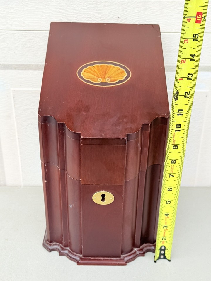 Williamsburg Royal Shell Flatware Chest Box Virginia Metalcrafters Rare ...