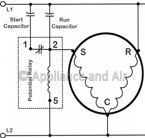 Compressor Potential Relay Wiring Diagram Common Explained | Your #1