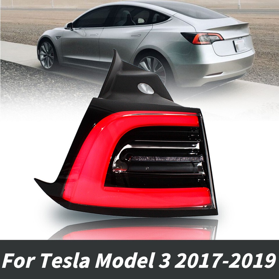 For Tesla Model 3 Y 2017-2023 LED Tail Lamp Outer Rear Left Driver LH ...