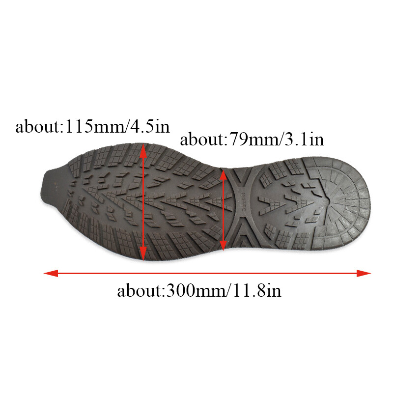Rubber Soles Anti-slip Wearproof Shoe Patch Repair Replacement Boot ...