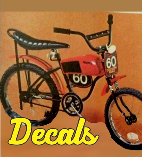 Vintage 1970s Huffy Thunder Road BMX Bicycle Decals Only, AMF | eBay