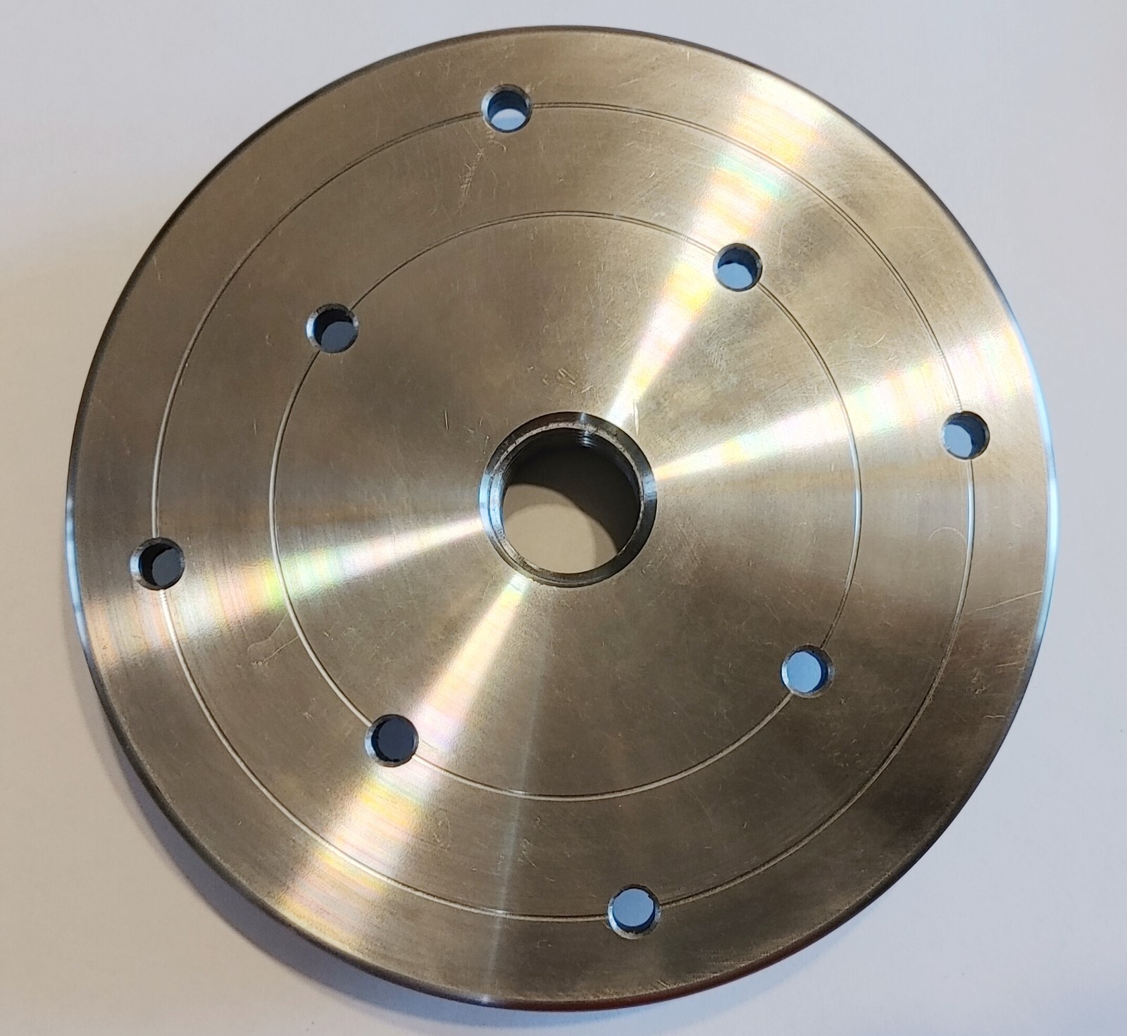 6" Woodworking Lathe Steel Faceplate For 1" x 8 Tpi Spindle | eBay