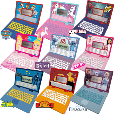LEXIBOOK BILINGUAL EDUCATIONAL LAPTOP FOR KIDS W/ 124 ACTIVITIES ...