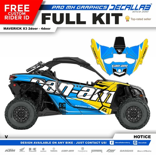 CAN AM MAVERICK X3 MAX Graphics Decals Stickers Aufkleber deco kit ...