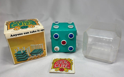 Vintage 1970 Nintendo CHAOTIC CUBE Puzzle Pacific Game Company w Box ...