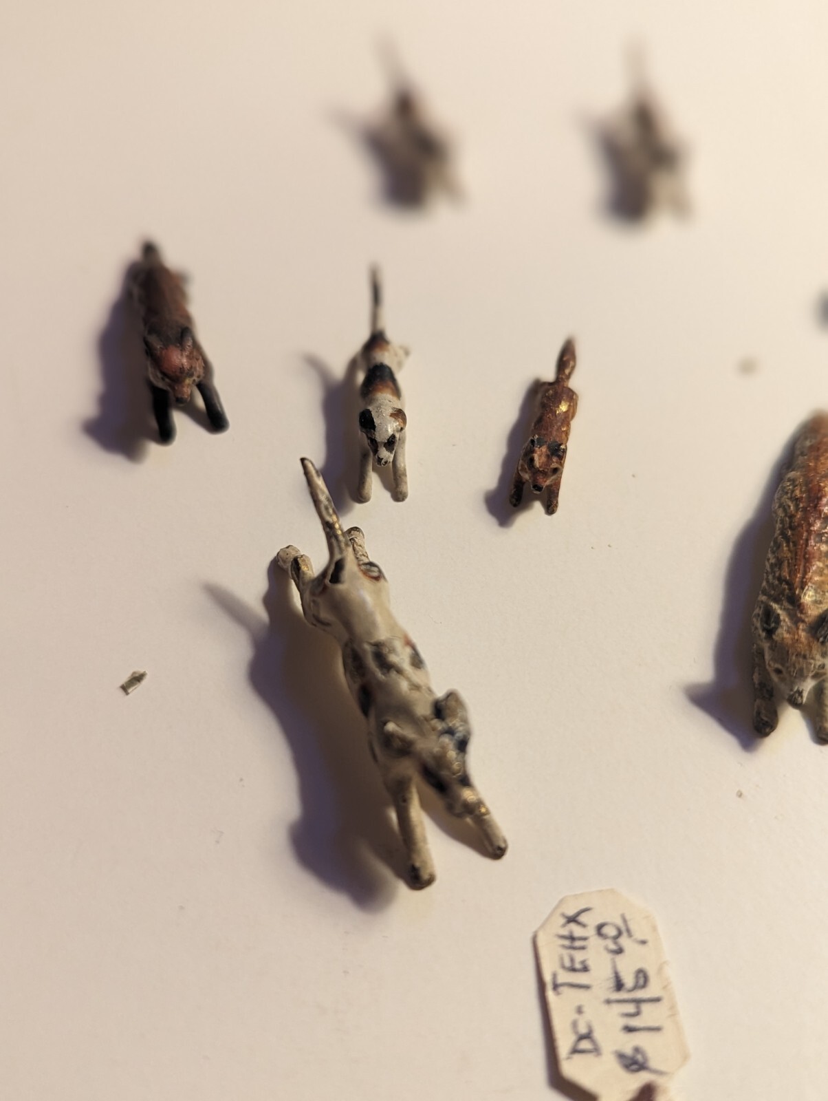 Vienna Bronze Miniatures, Foxes, Hounds and Hare circa 1900. Hunting ...