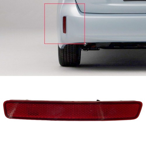 Left Rear Bumper Reflector Tail Light Red Lens Fit for Toyota Prius V ...