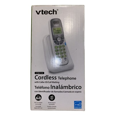 Vtech CS6114 DECT 6.0 1 Handset Cordless Telephone Phone | eBay