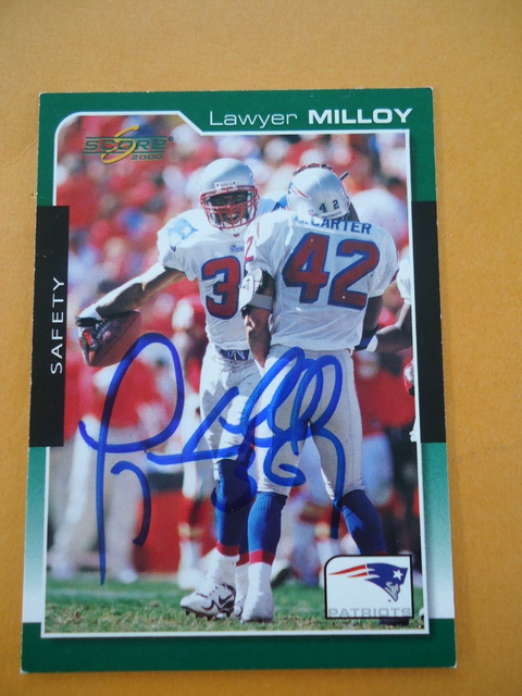 2000 Score - #121 Lawyer Milloy for sale online | eBay