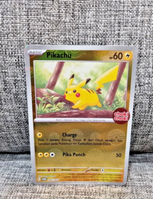 TCG Pokemon Choki Choki Pikachu Reverse Holo 065/SV-P FREE TRACKING ...