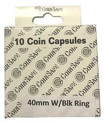 Coin Safe Capsule - Silver Eagle Size with Black Ring | eBay