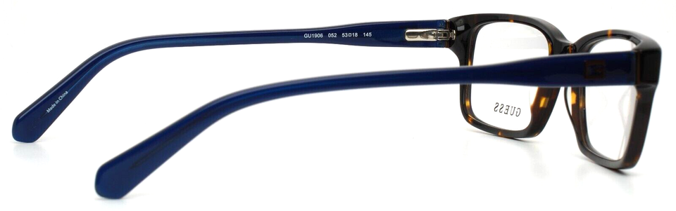 GUESS GU1906 052 Dark Havana Unisex Rectangle Eyeglasses 53-18-145 B:34 ...