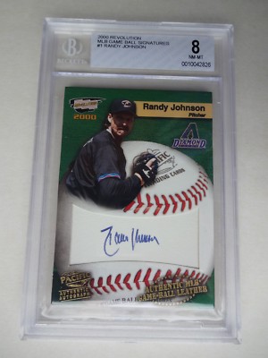 BGS 8 2000 PACIFIC REVOLUTION RANDY JOHNSON SIG 10 AUTO WOW | eBay