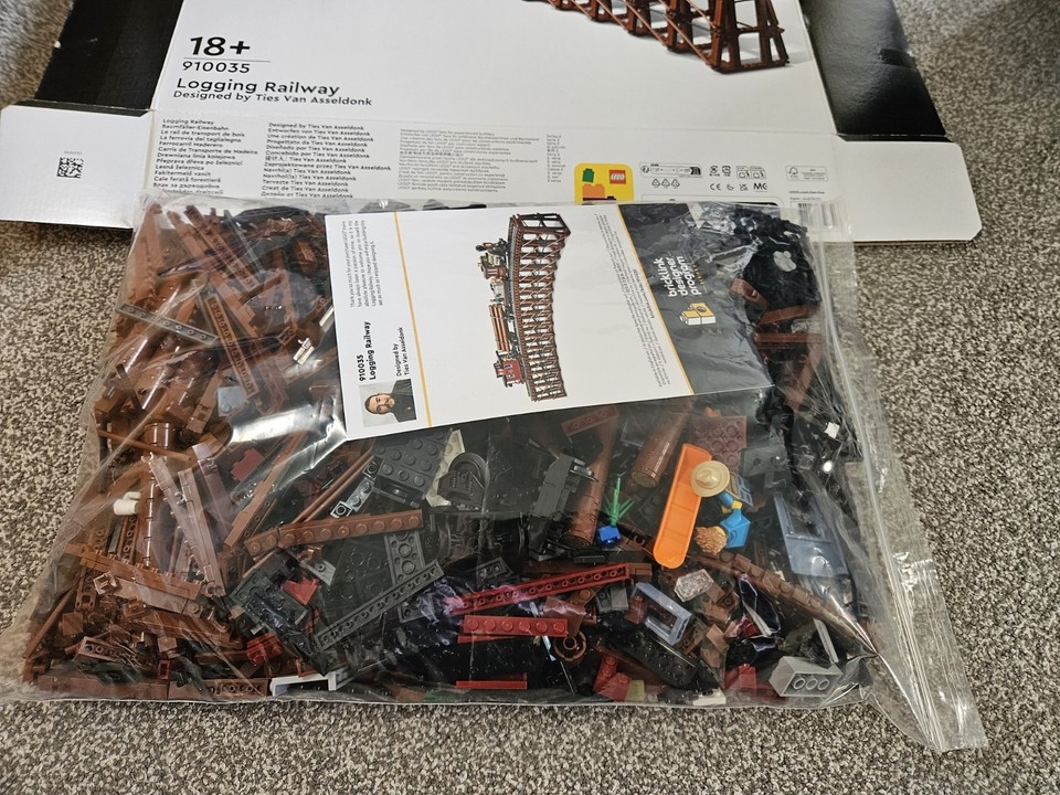 Lego Bricklink 910035 logging railway | eBay UK