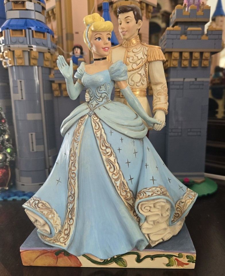 Jim Shore Disney Traditions Cinderella & Prince Charming Figurine ...
