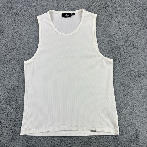 Represent Tank Top Men XXL White Initial Rib Vest Shirt Streetwear ...