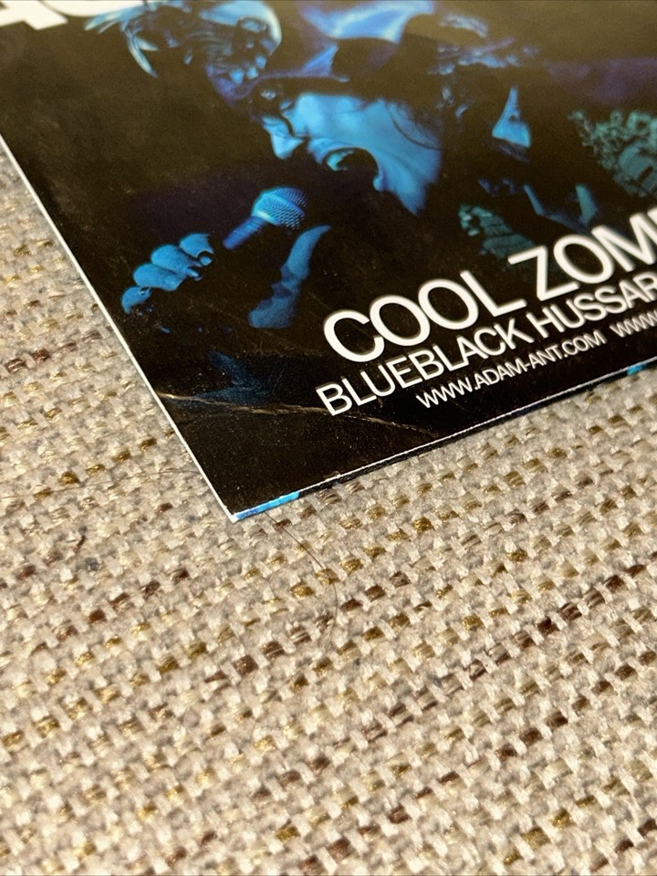 ADAM ANT RARE PROMO CD COOL ZOMBIE And The Britpop New Wave Blueblack ...