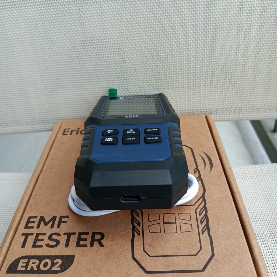 ERICKHILL ER02 EMF Meter Electromagnetic Field Radiation EF RF MF Detector Tool | eBay