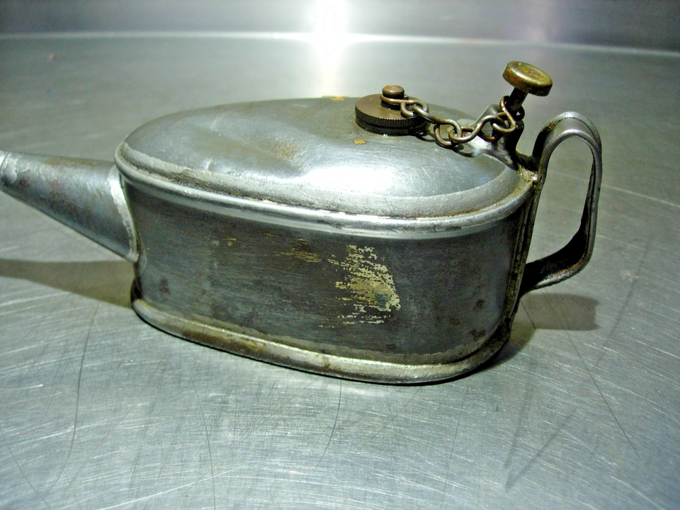 Rare George Hatch Ltd Vintage Gravity Feed Oil Can 1/2 pint Automobilia ...