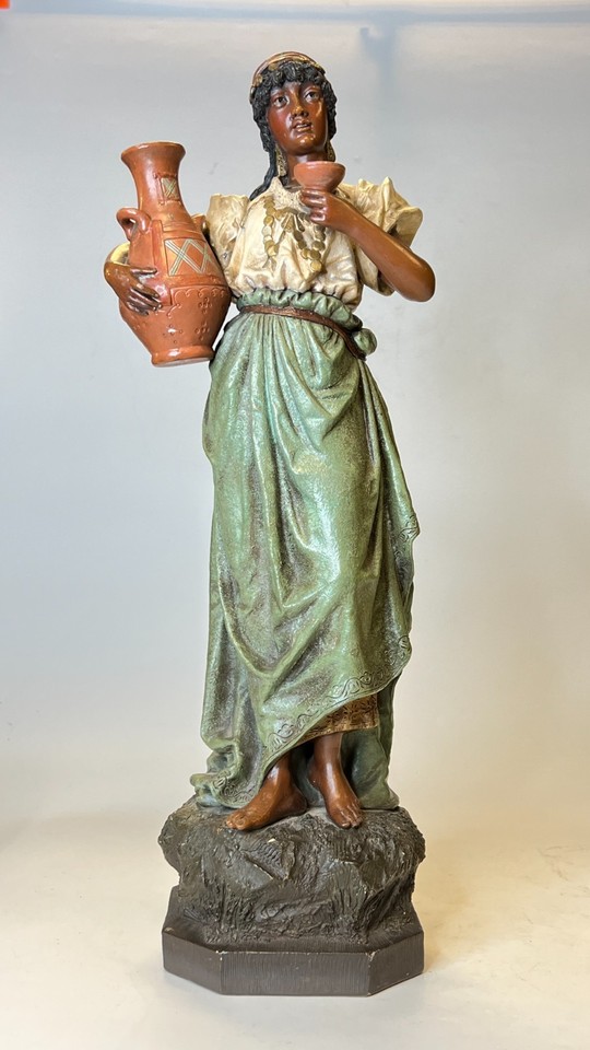 Johann Maresch (1821-1914) Orientalist Moor Terracotta Figures ...