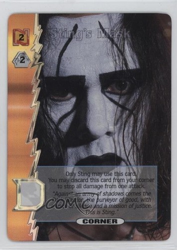 2000 WCW Nitro Trading Card Game Corner Sting 's Mask | eBay