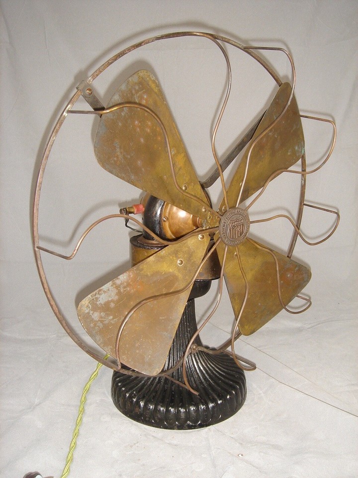 Circa 1897 16” Peerless Bipolar Fan Runs Great. Rare Fan. | eBay