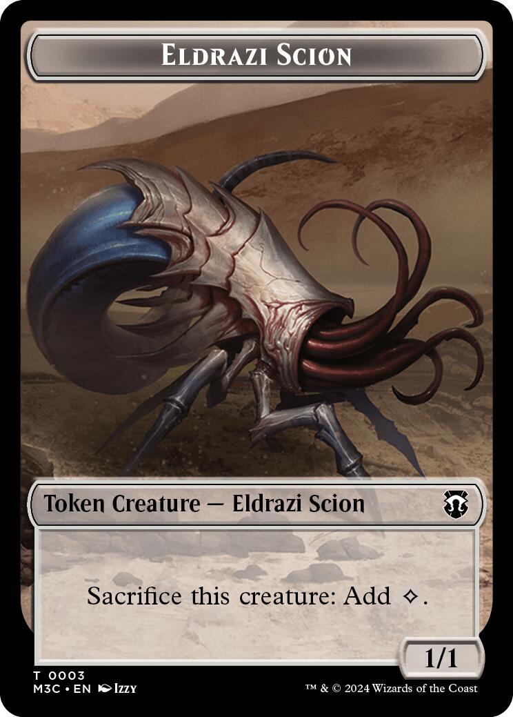 Eldrazi Scion // Eldrazi Spawn Double-Sided Token Commander: Modern ...
