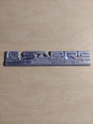 Buick OEM Le Sabre LeSabre Custom Metal Emblem Badge Logo Nameplate ...