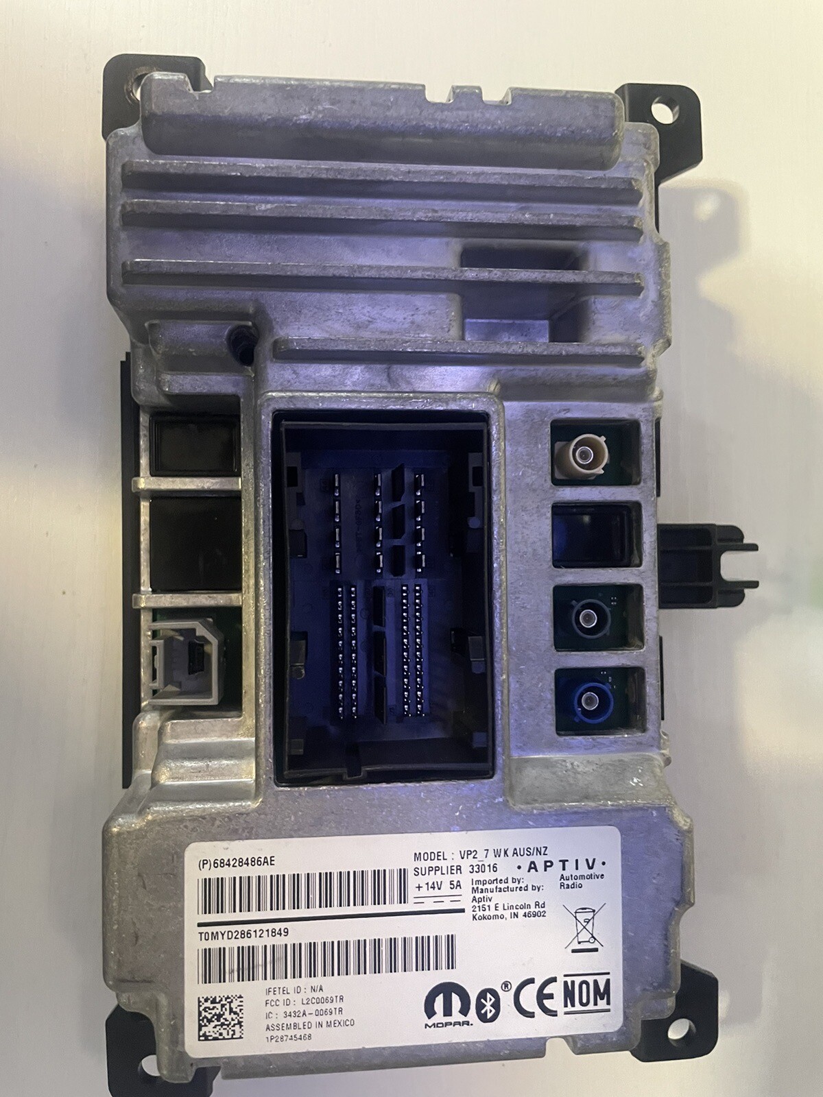 Genuine Mopar Multi Media Radio 68428486AE Open Box | eBay