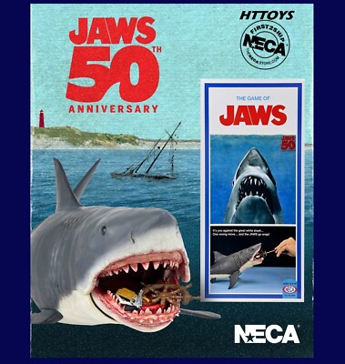 JAWS 🦈🌊 THE GAME OF JAWS 50th Anniversary Edition Toy Fair Presented IN ...