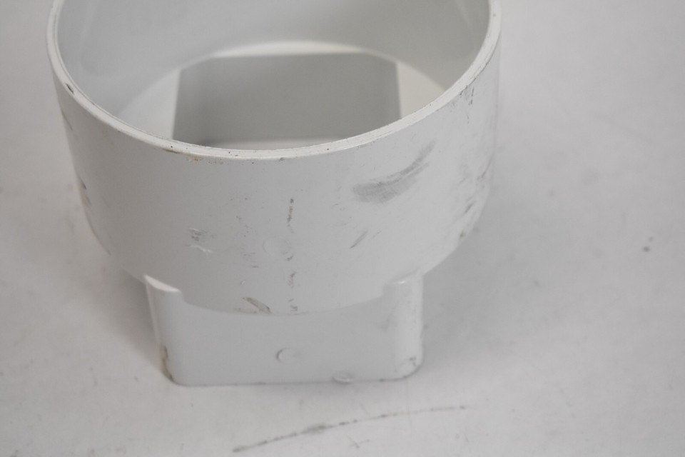 GPK Solvent Weld SDR 35 PVC Downspout Sewer Adapter 4" x 6" x 6" D-3034 ...