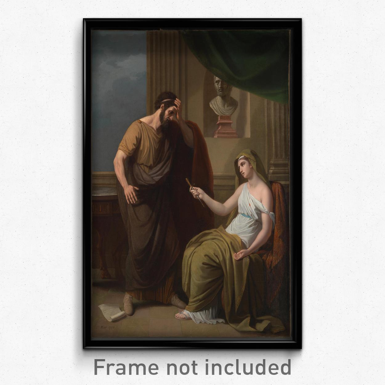 Benjamin West - Paetus and Arria Print 11x17 Art Poster | eBay