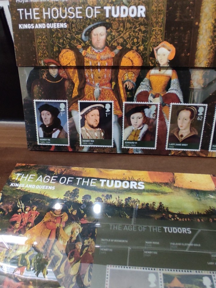 Royal Mail Stamp Collector's Presentation Packs - "The House of Tudor ...