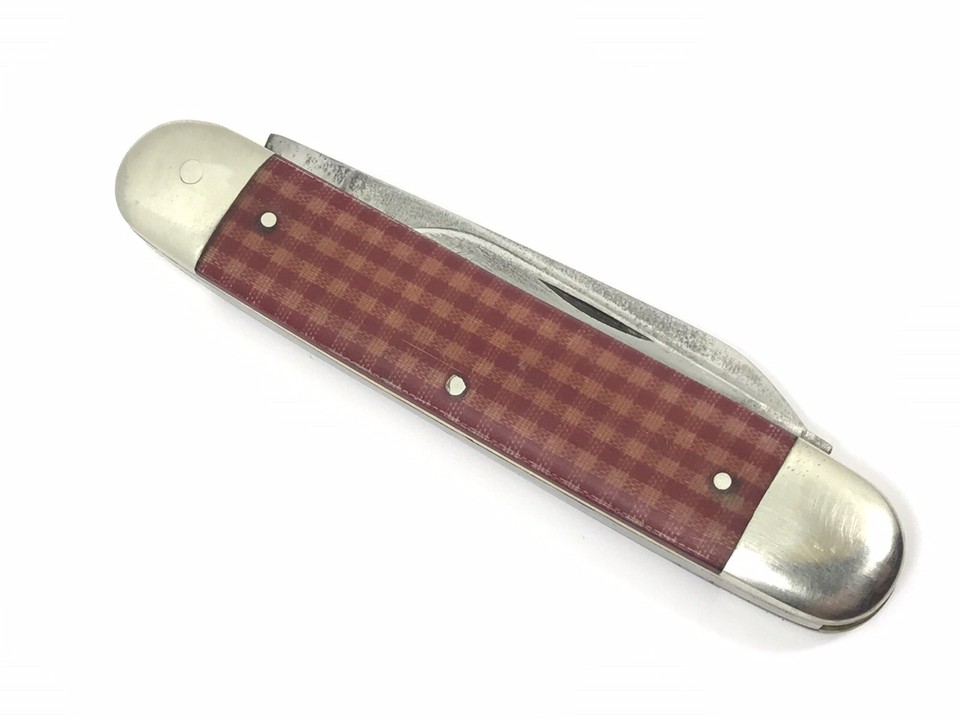 Plaid Checkered Cigar Jack Knife 2 Blade Vintage 10430-LP | eBay