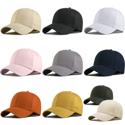 Men Women Large Head Oversize Big Baseball Cap Structured Hat XL 60cm ...