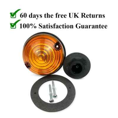 Land Rover Defender 90 110 Front Amber Indicator Light Lamp 94 Onwards ...
