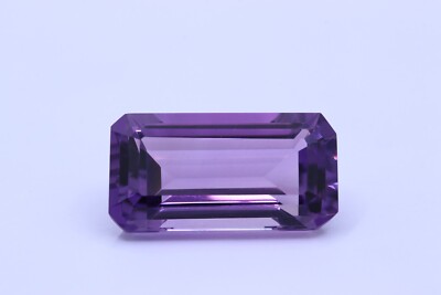 Handmade Natural Amethyst Radiant Cut 21x11mm Loose Gemstone For ...