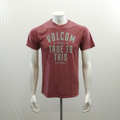 Volcom Men's Logo T Shirt Size Large Crew Neck Short Sleeve Tee | eBay
