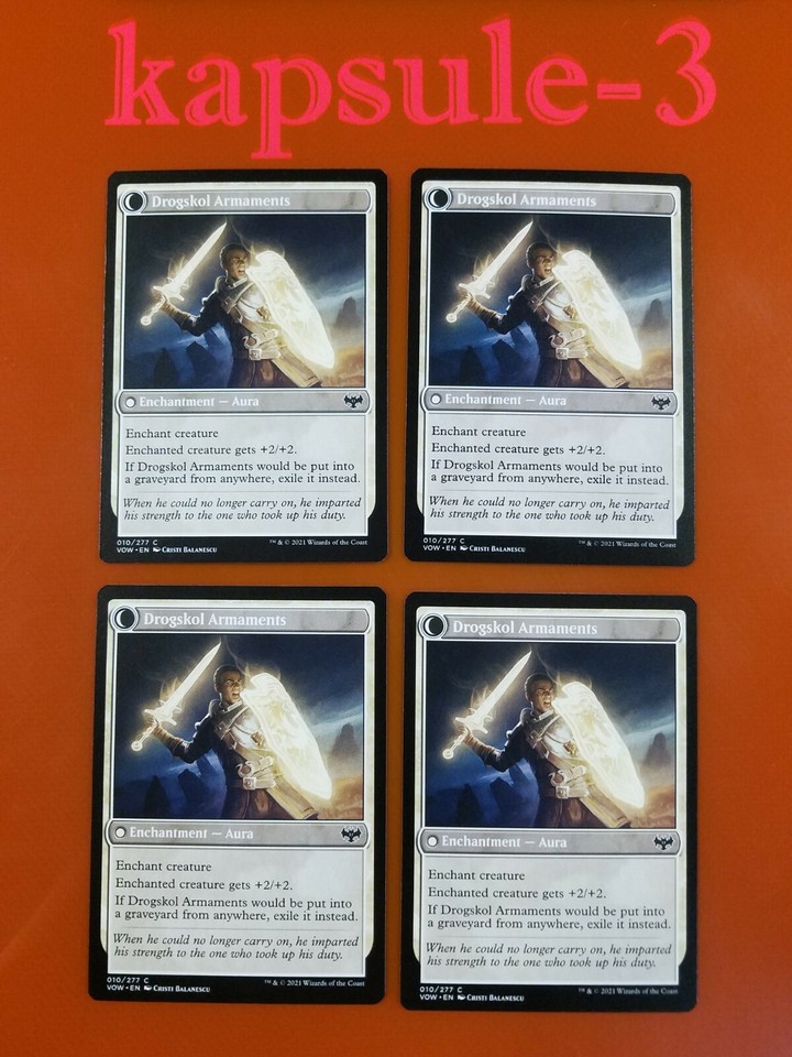 4x Drogskol Infantry | Innistrad Crimson Vow | MTG Magic Cards | eBay