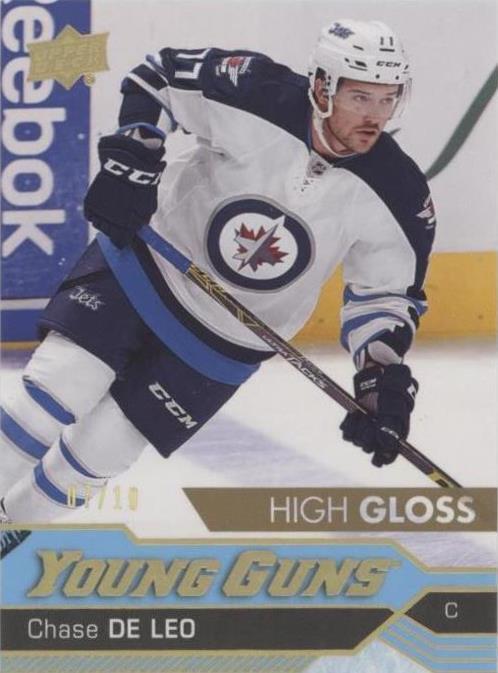 2016-17 Upper Deck - Young Guns Chase De Leo #485 High Gloss /10 (RC ...
