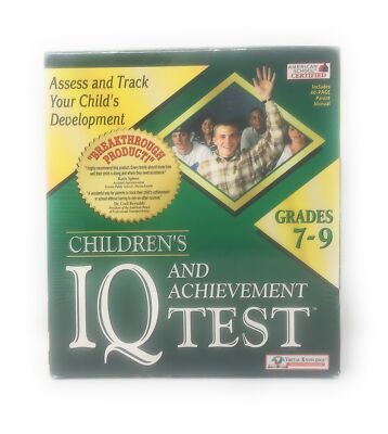 Children's IQ and Achievement Test 7-9 Assess and Track Your Child's ...